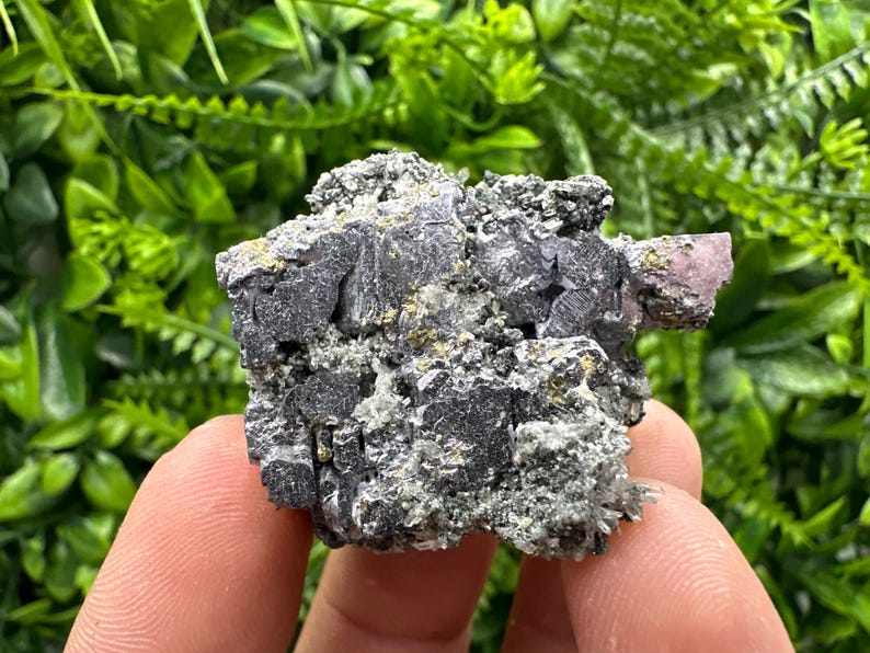 Pyrite on Galena With Quartz, Borieva Mine Mineral Specimen - Etsy UK