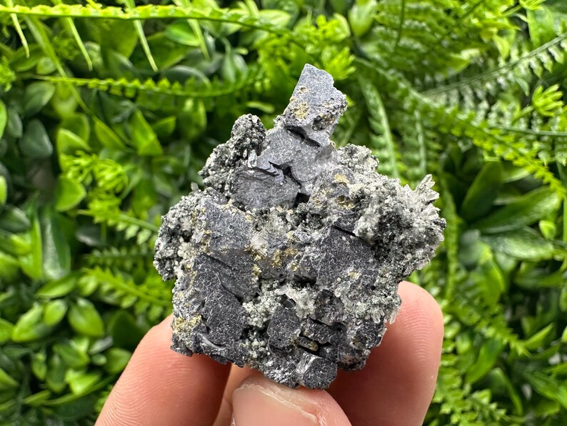 Pyrite on Galena With Quartz, Borieva Mine Mineral Specimen - Etsy UK