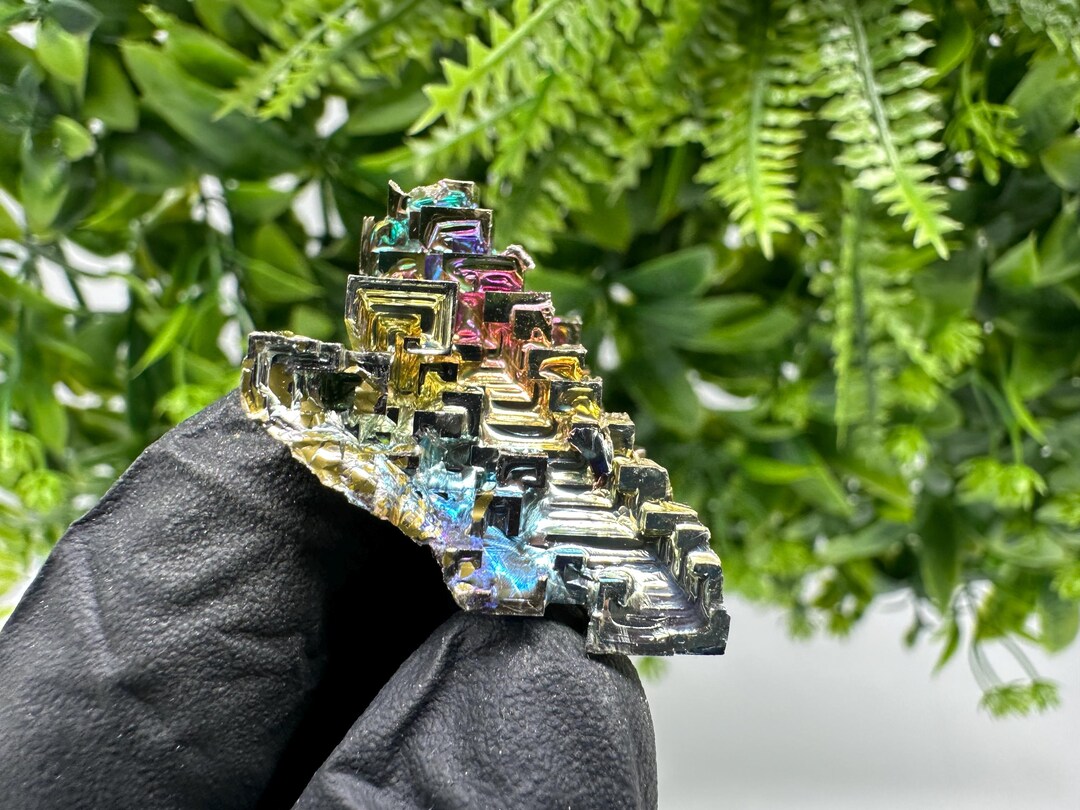 Rainbow Bismuth Crystal: Rare Gemstone Specimen,wholesale Bismuth - Etsy