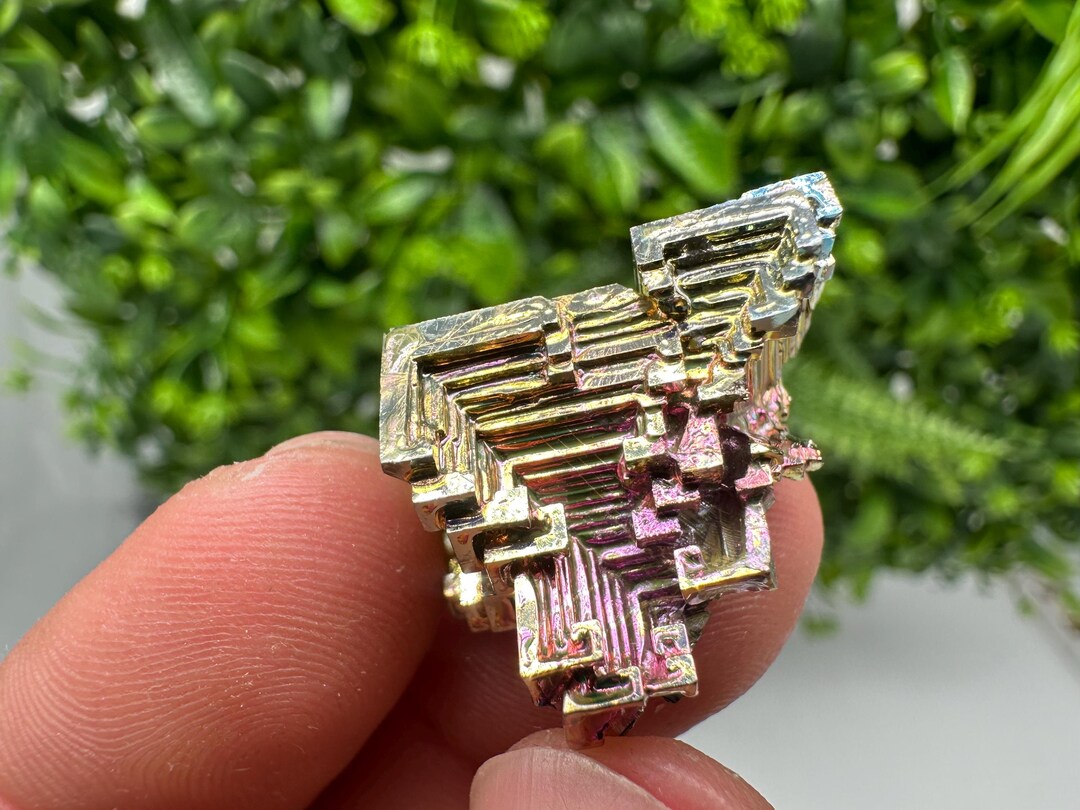 Rainbow Bismuth Crystal: Rare Gemstone Specimen,wholesale Bismuth - Etsy