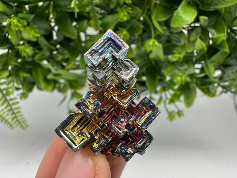 Rainbow Bismuth Crystal: Rare Gemstone Specimen,wholesale Bismuth - Etsy UK