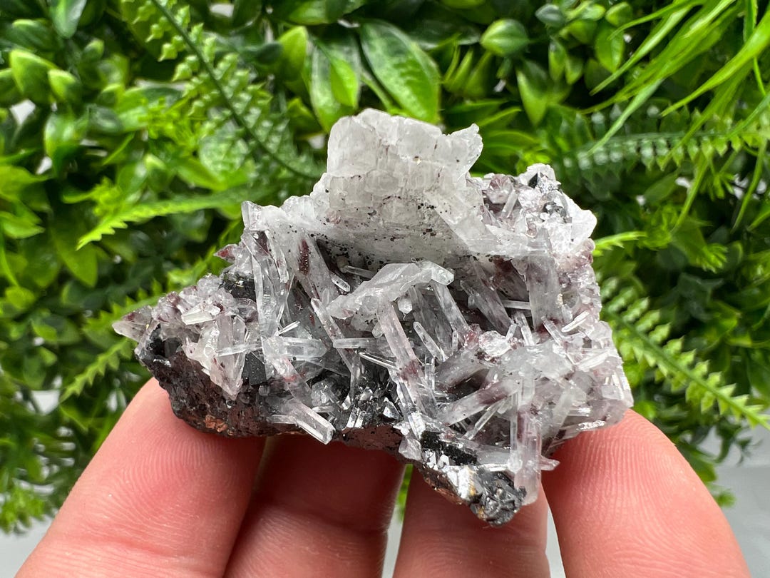Stunning Calcite,on Quartz Whit Hematite and Sphalerite,natural ...
