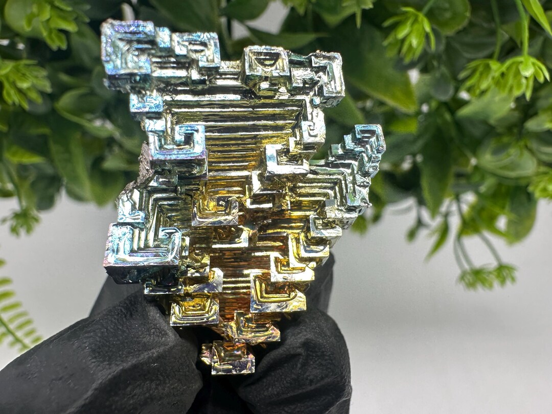 Rainbow Bismuth Crystal: Rare Gemstone Specimen,wholesale Bismuth - Etsy