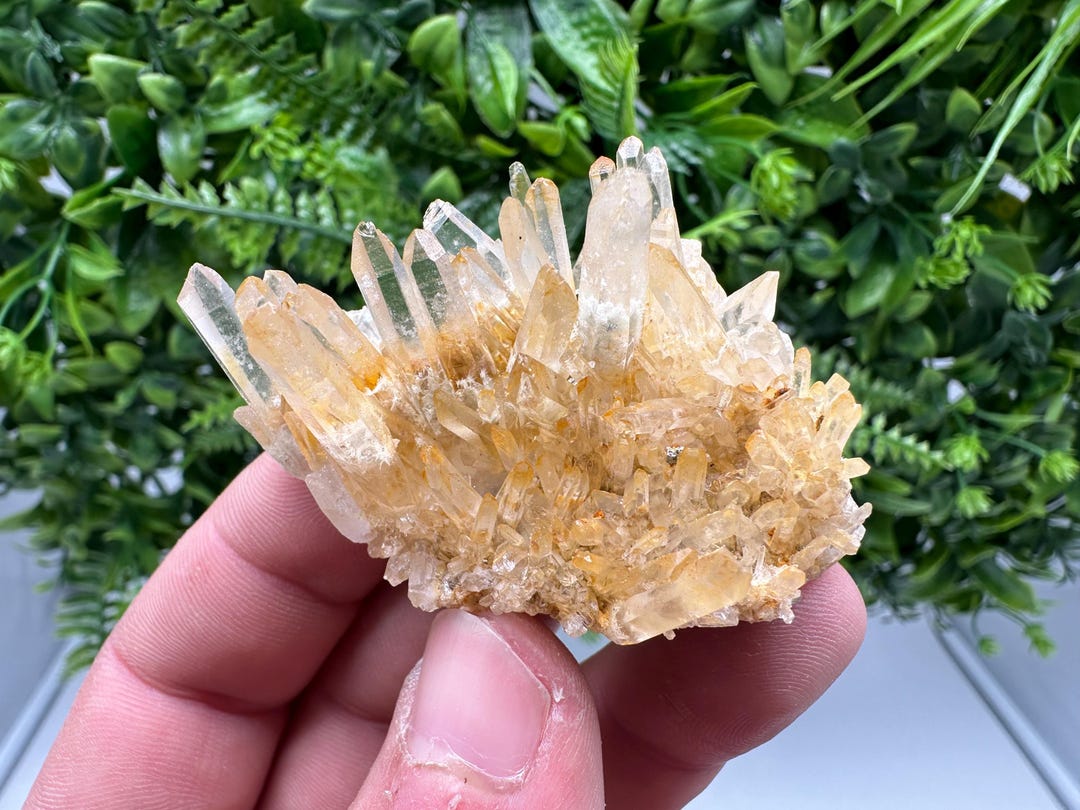 Transparent Quartz Limonite Crystal Cluster, 9th September Mine,mine ...