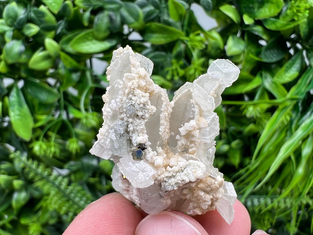 Calcite Quartz Chlorite Specimen, Borieva Mine, Bulgaria - Etsy