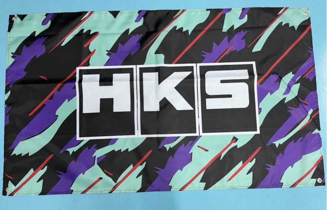 HKS Flag Banner for Workshop Shed Man Cave Old School Jdm - Etsy Australia
