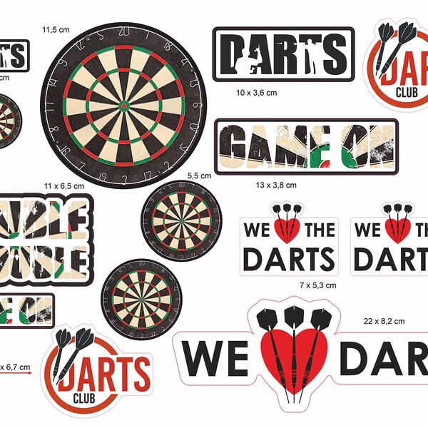 Darts Sticker - Etsy