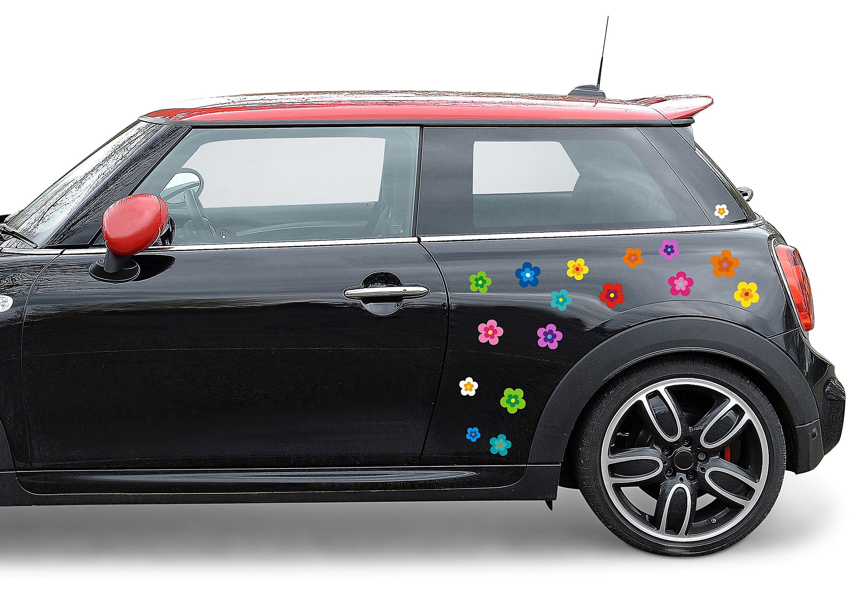 Hippie Flower Stickers, Car Stickers, Mini 15-set 5 26 Pieces ...