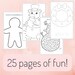 PRESCHOOL WORKSHEET, Preschool Workbook, Kids Learning Printables ...