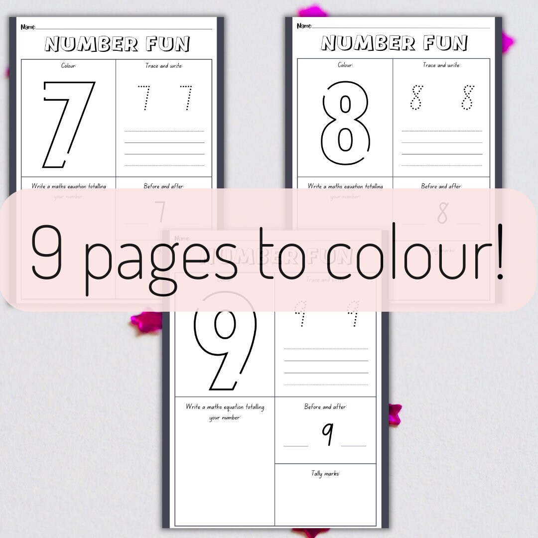 PRESCHOOL WORKSHEET, Preschool Workbook, Kids Learning Printables ...