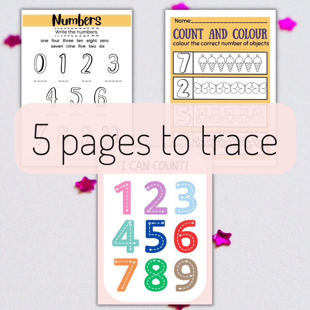 PRESCHOOL WORKSHEET, Preschool Workbook, Kids Learning Printables ...