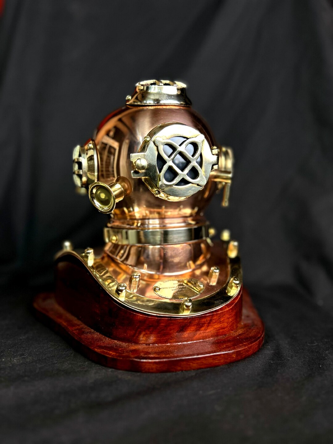 Elegant Copper and Brass Scuba Diving Helmet | Mini Scuba Diver Helmet ...