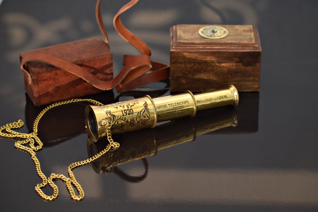Personalized Mini Telescope for Kids With Chain, Dolland London 1920 ...