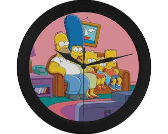 Wall Clock, Homer Simpson, the Simpsons, Cartoon, Novelty, Authentic ...