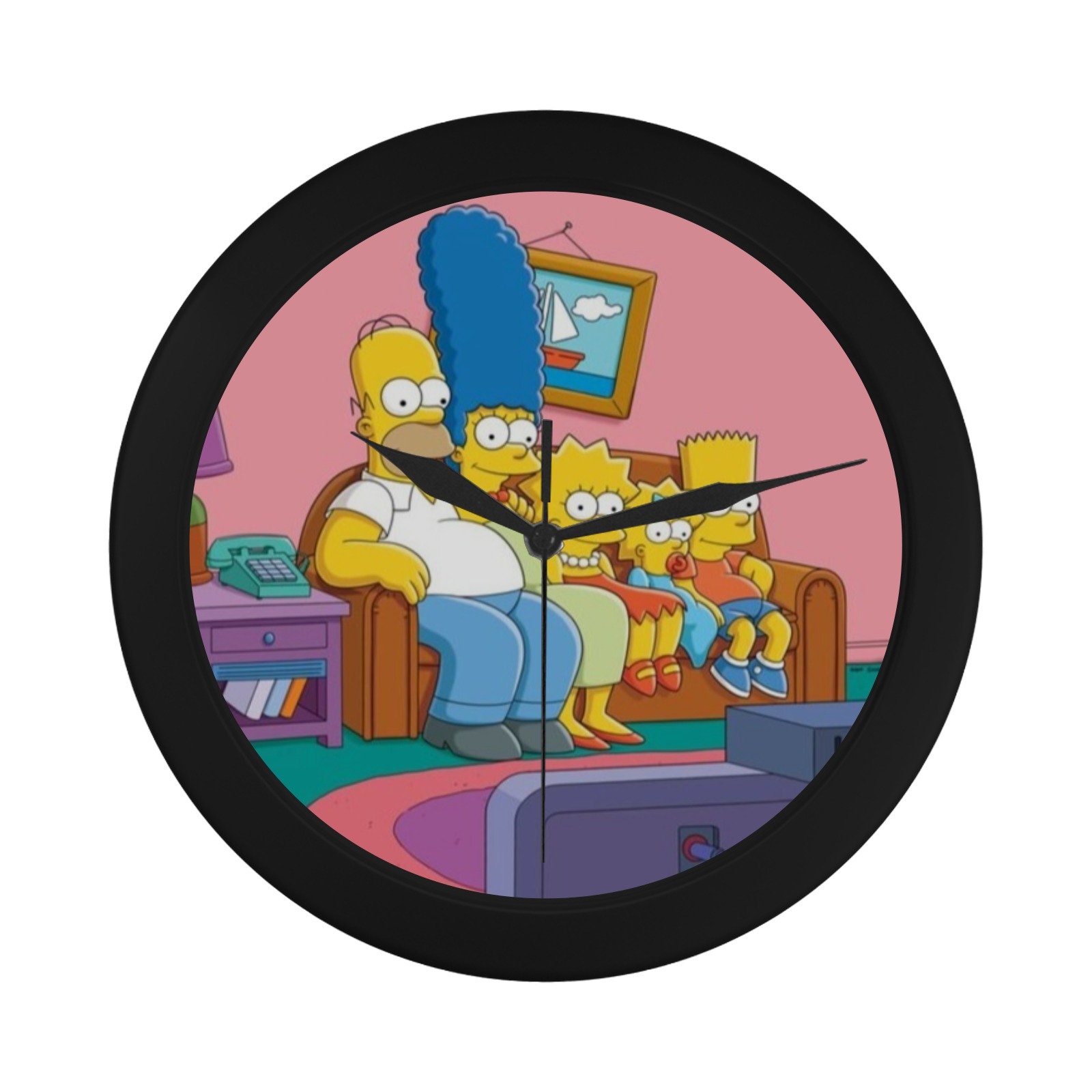 Simpsons Wall Clock - Etsy