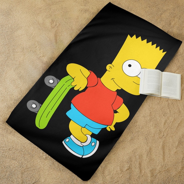 The Simpsons Beach Towel - Etsy