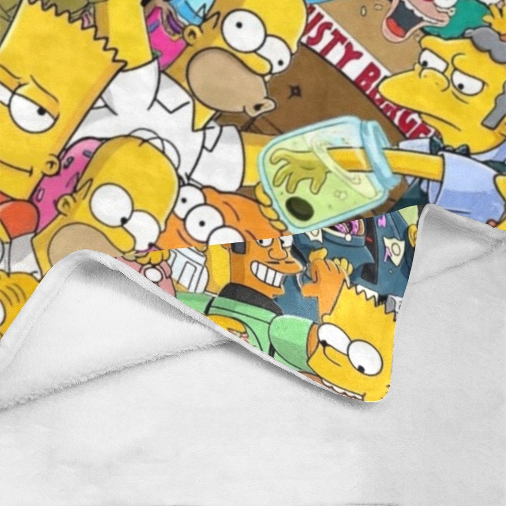 Simpsons Family Throw Blanket Gifts - Etsy