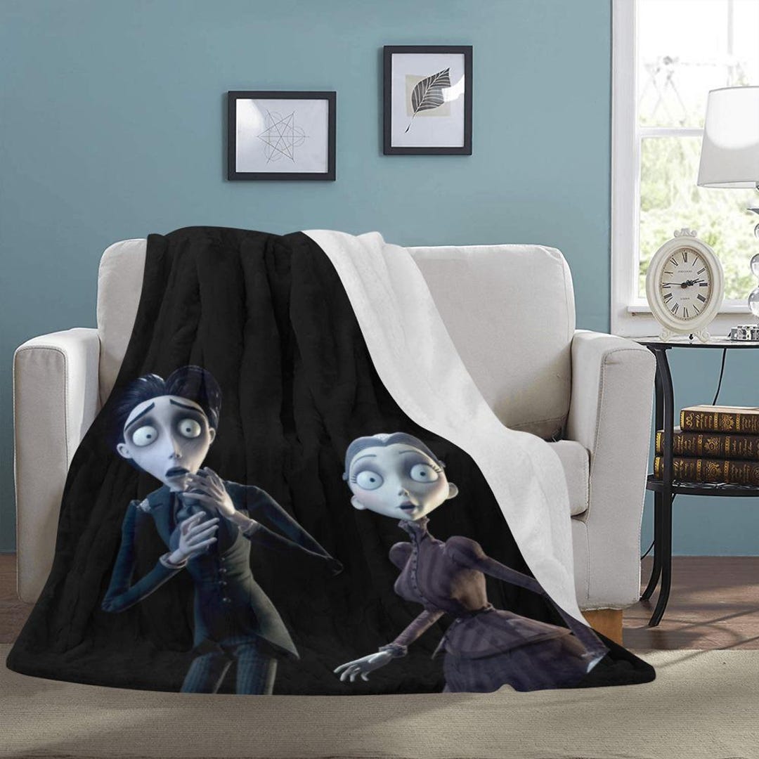 Corpse Bride Throw Blanket Halloween - Etsy