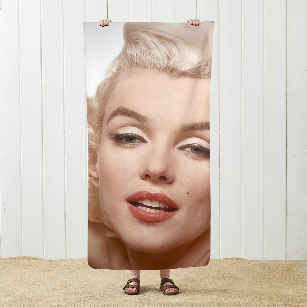 Marilyn Monroe Beach Towel - Etsy