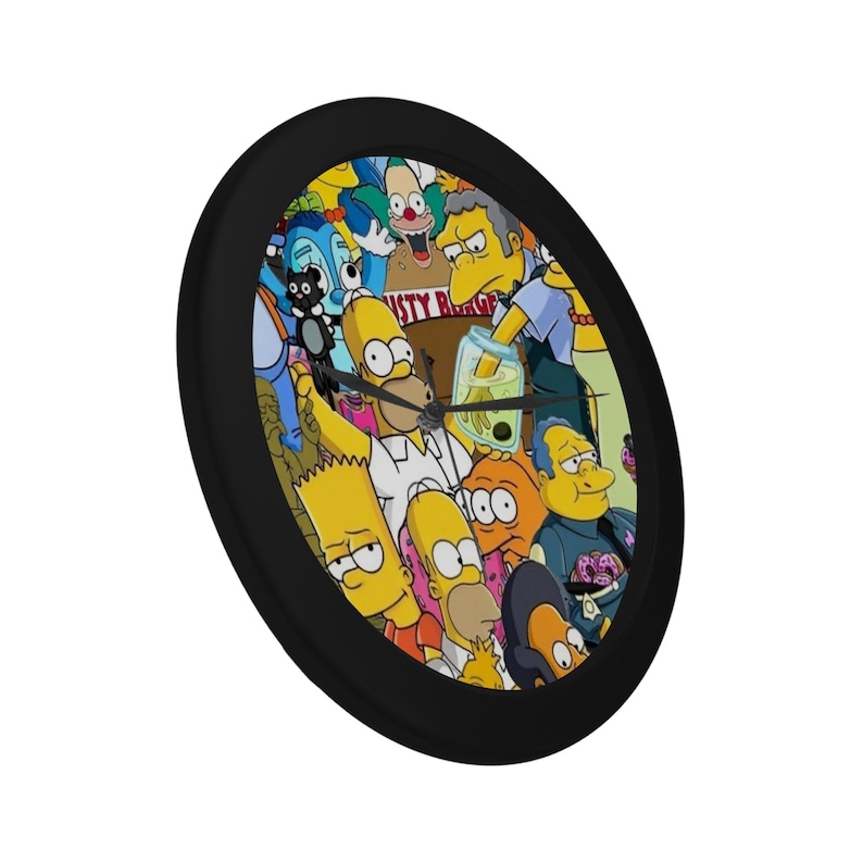 Simpsons Wall Clock - Etsy