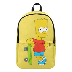 Bart Simpson Backack Bag Shoulder Crossbody Gifts - Etsy