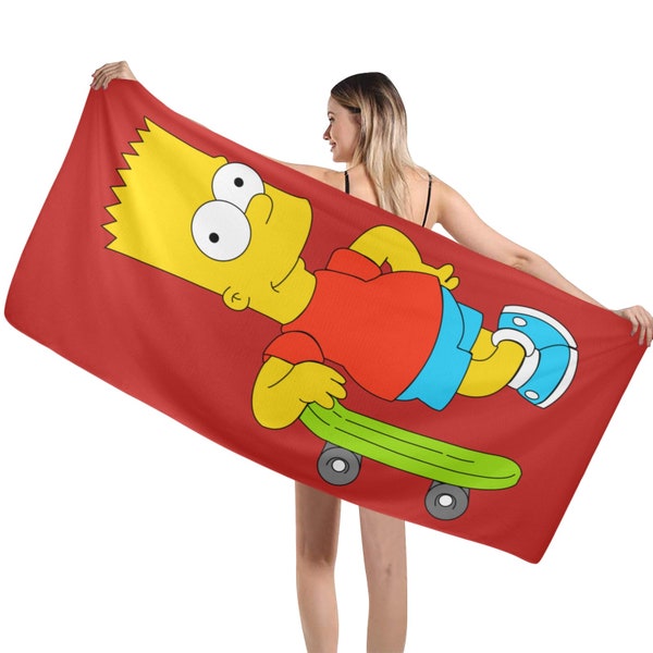 The Simpsons Beach Towel - Etsy