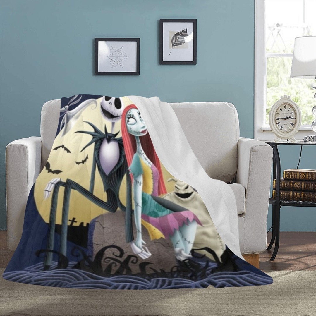 Jack Skellington Throw Blanket - Etsy