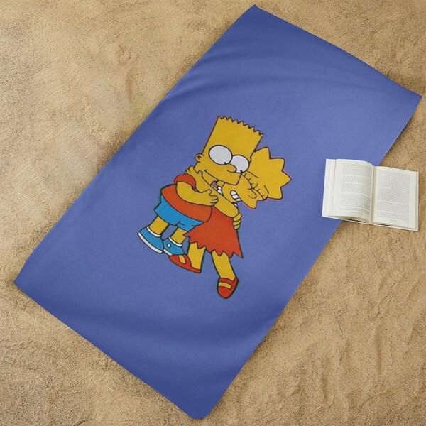 The Simpsons Beach Towel - Etsy