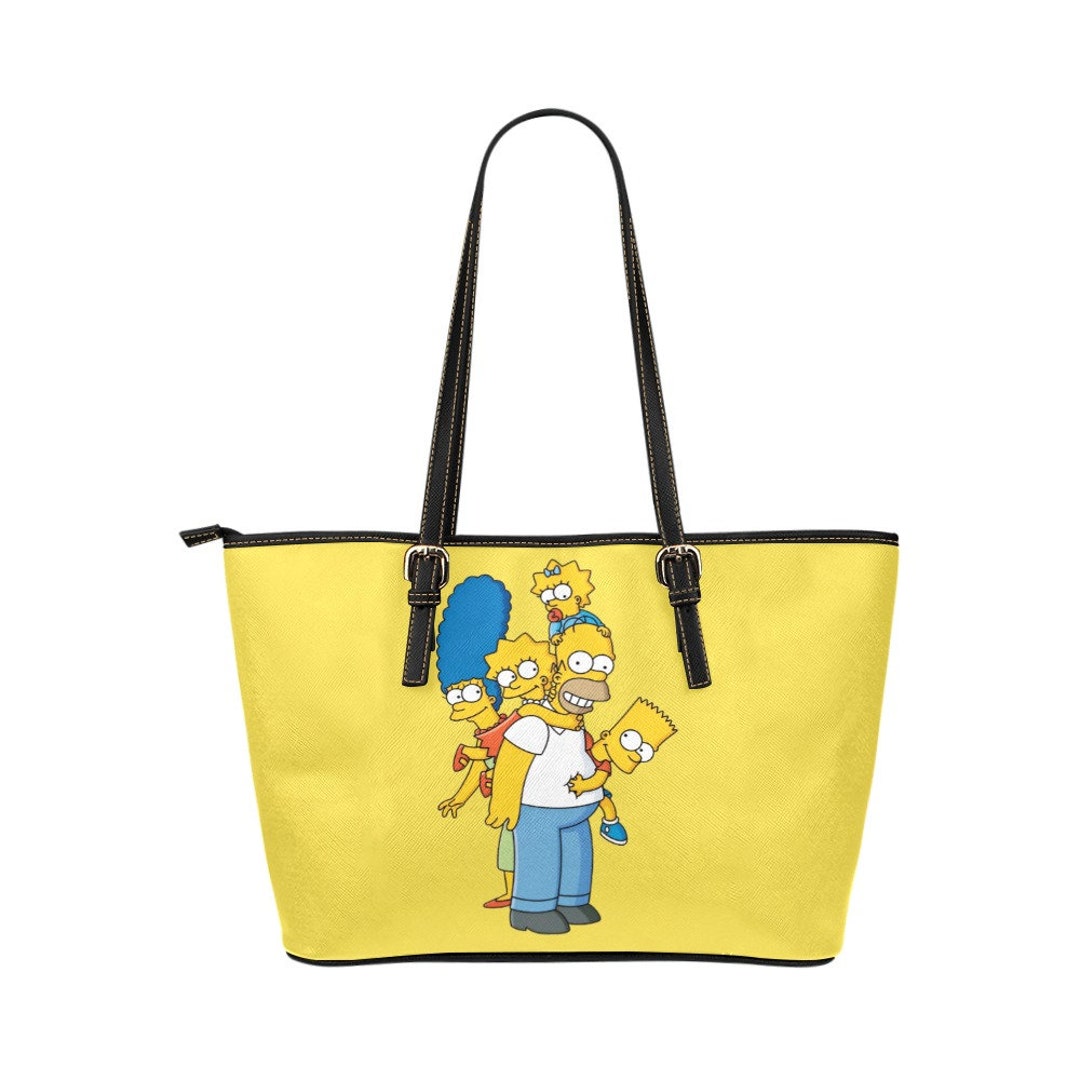 Simpsons Family Tote Bag Purse Leather Handbag Gifts - Etsy