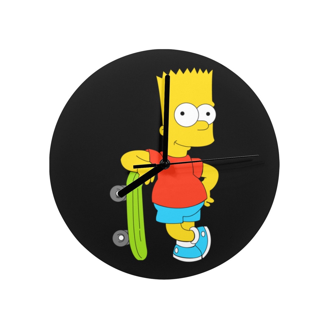 Wooden Simpsons Wall Clock - Etsy