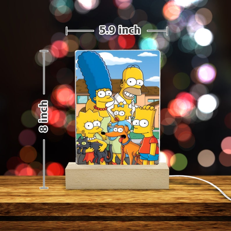 Simpsons Photo Frame LED - Etsy