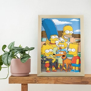 Simpsons Family Jiwgsaw Puzzle Wooden Fram 120 Pieces Birthdy Gifts - Etsy