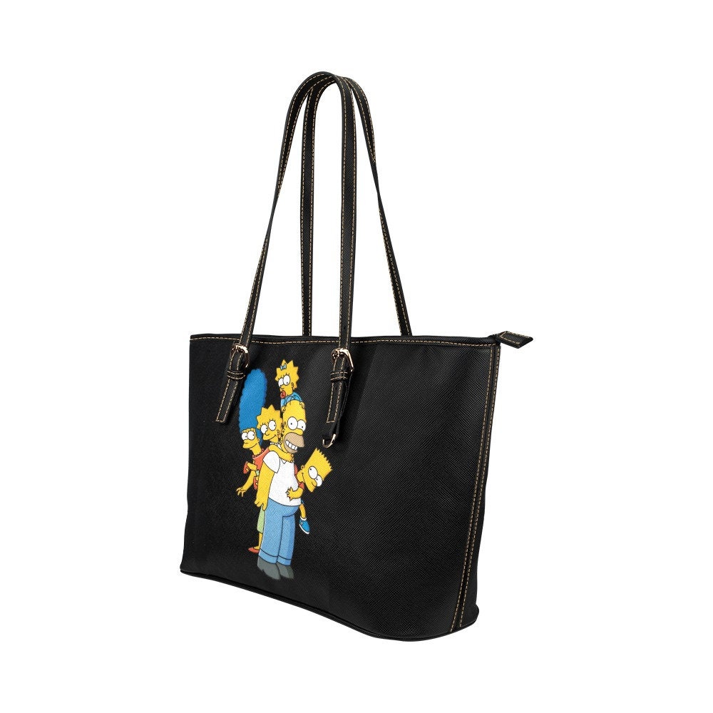 Simpsons Family Tote Bag Purse Leather Handbag Gifts - Etsy