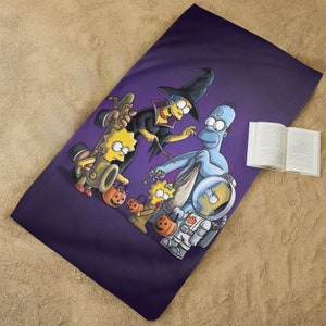 Simpsons Beach Towel Halloween - Etsy