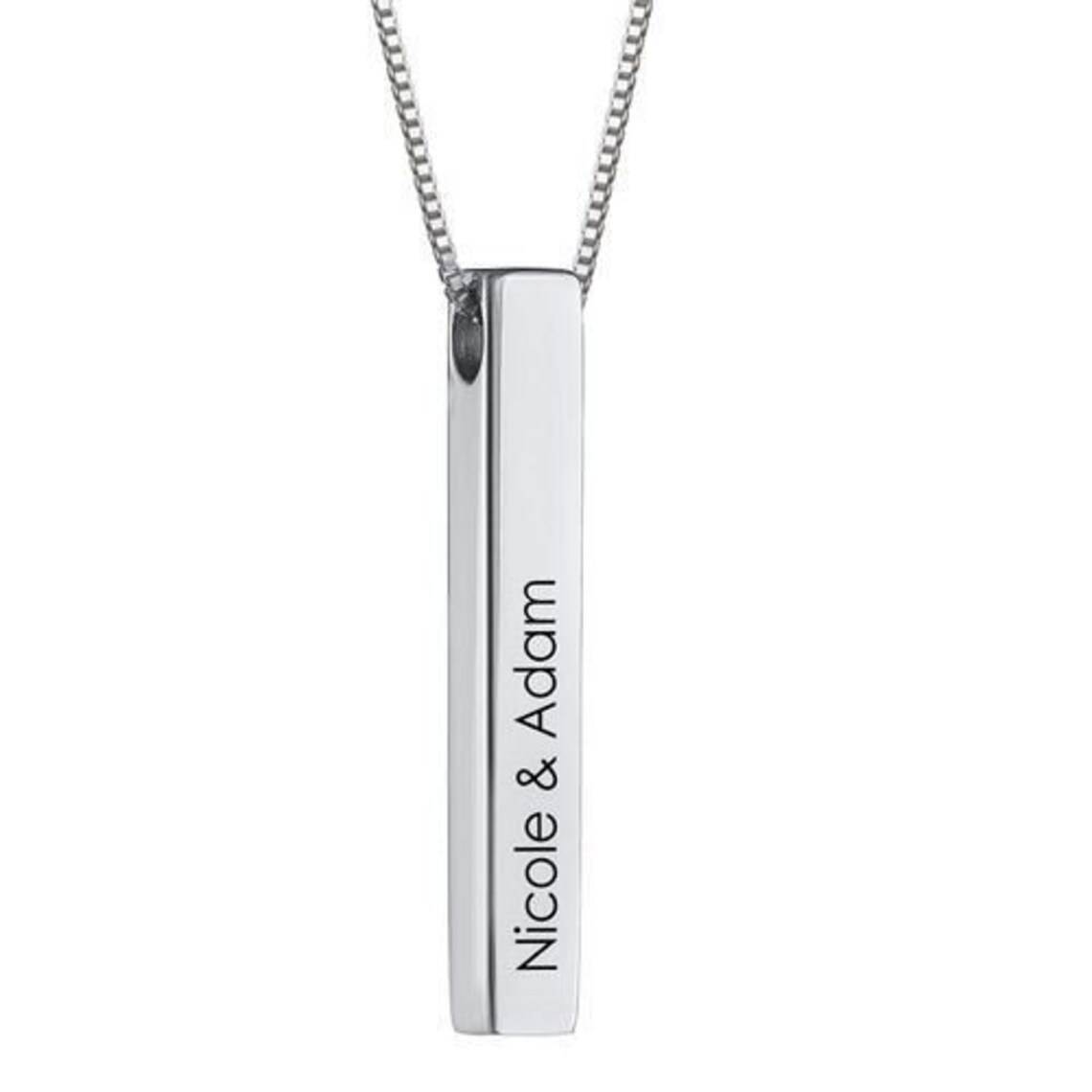 Necklace for Mom With Kids Names Pendant Box Gifts - Etsy