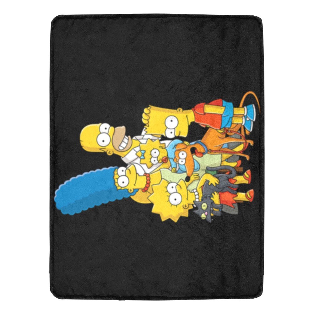 Simpsons Family Throw Blanket Gifts - Etsy