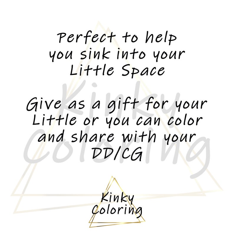 DDLG Little Space Coloring Bundle 2 | BDSM, Adult, Kink, Little Space ...