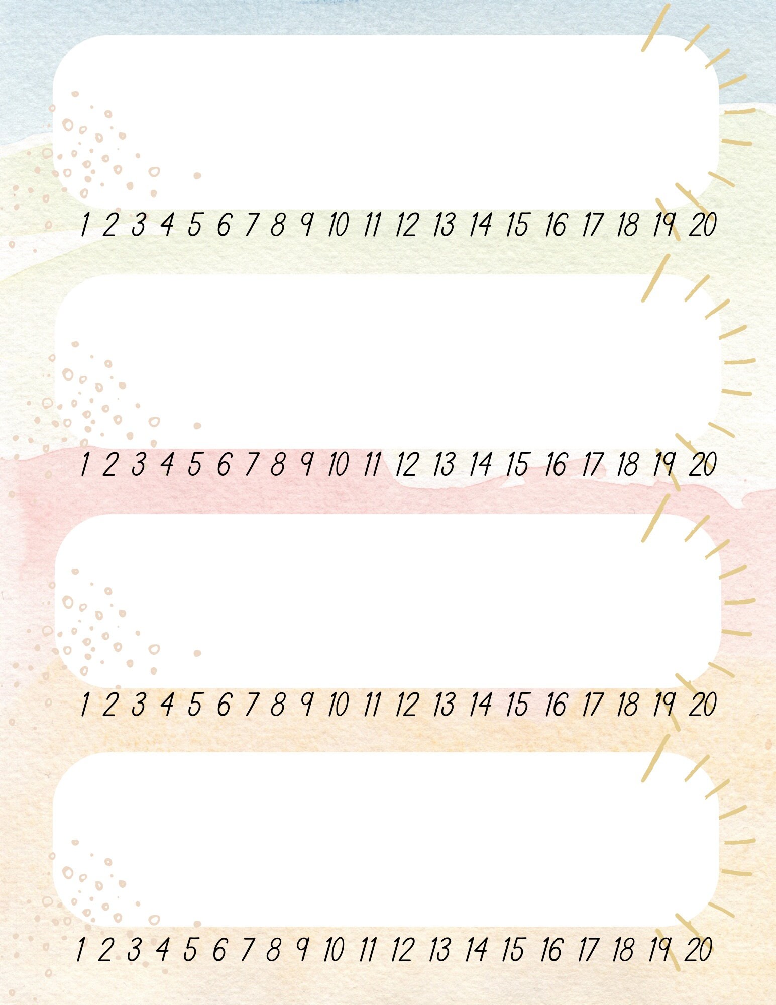 Boho Student Name Tags- Comes With Canva Template Link - Etsy