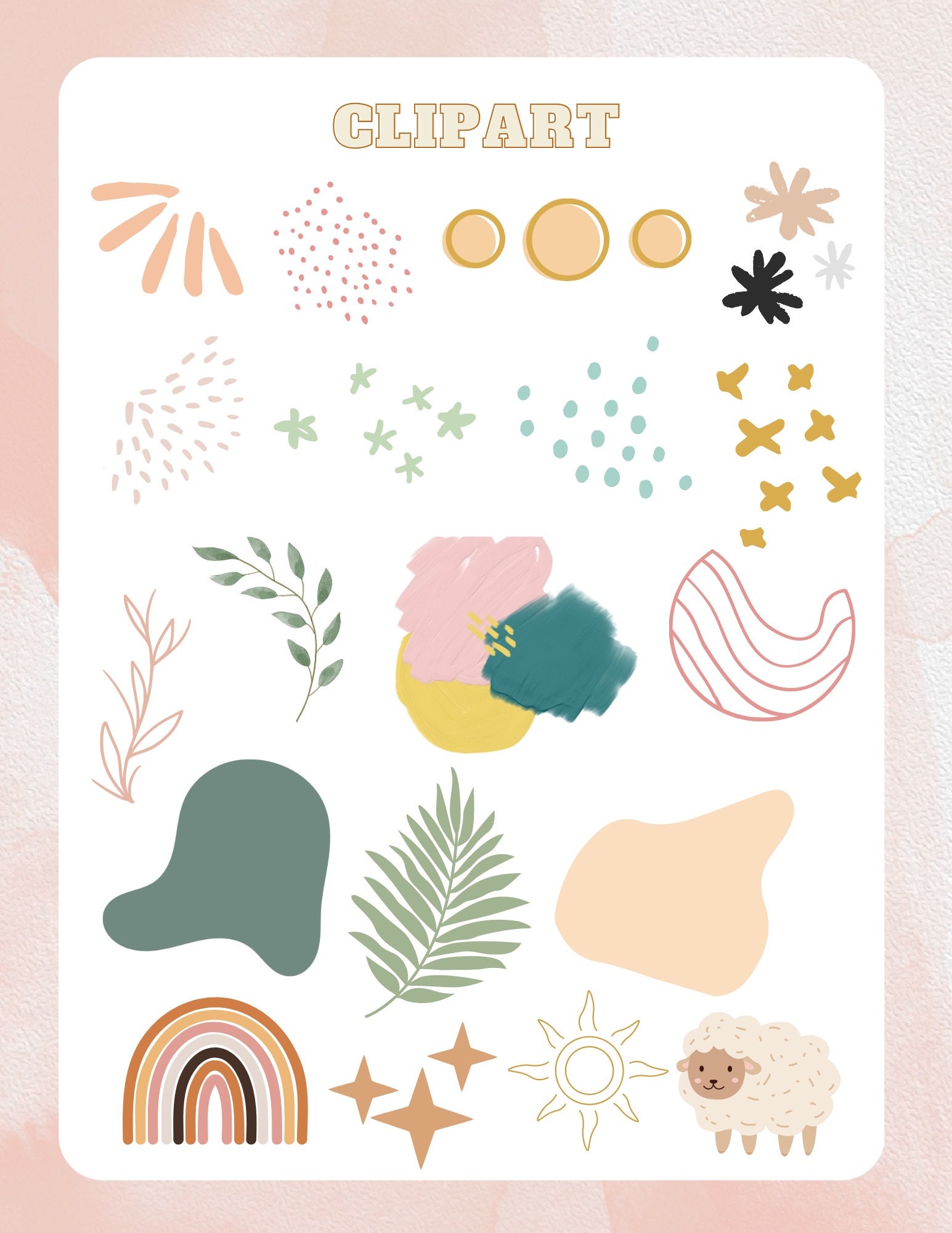 Boho Student Name Tags- Comes With Canva Template Link - Etsy