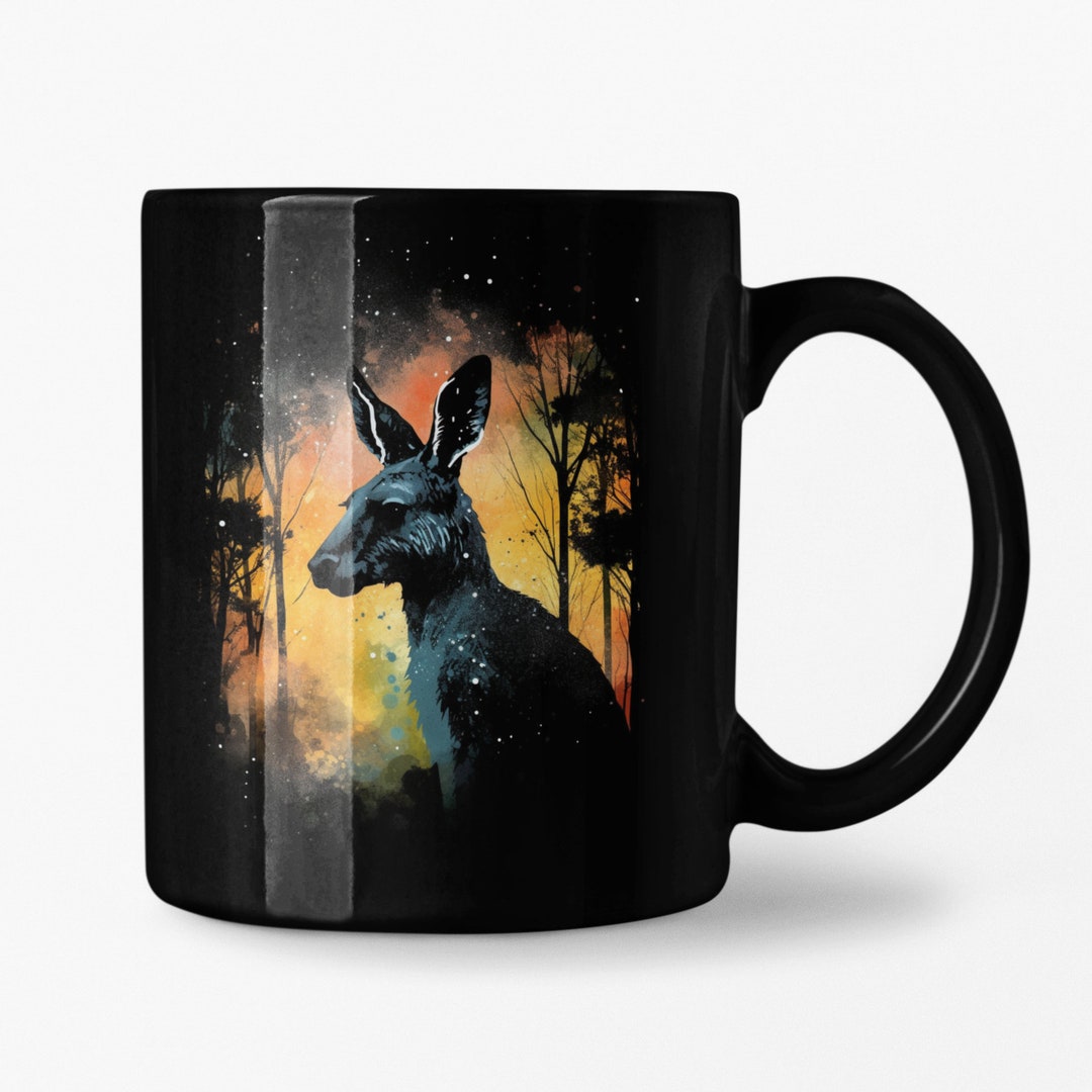 Kangaroo Mug, Australian Souvenir Mug, Marsupial Coffee Mug ...
