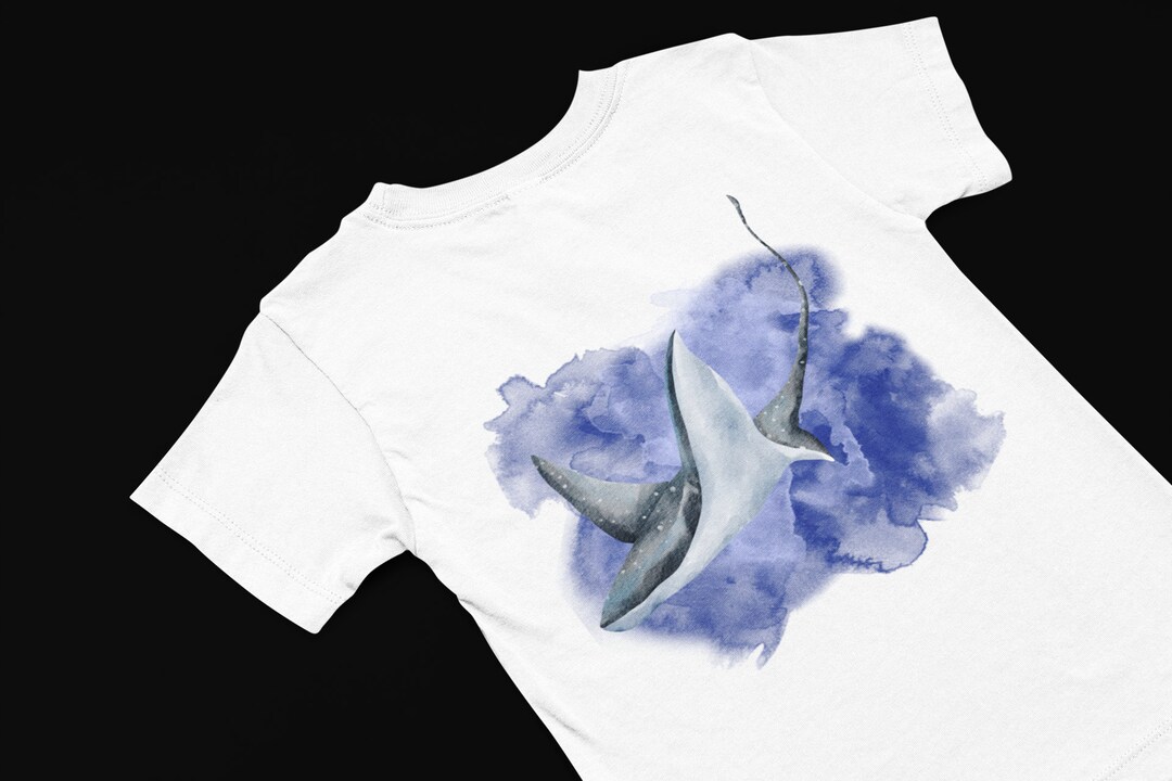 Sting Ray T-shirt, Shark Graphic Tee, Ocean Creature Tee, Ocean Animal ...