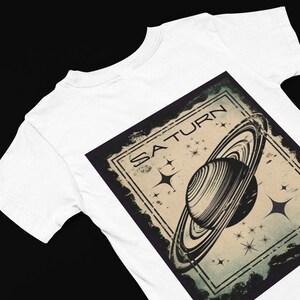 Saturn T-shirt, Planet Shirt, Retro Saturn Shirt, Planet Saturn Lover ...