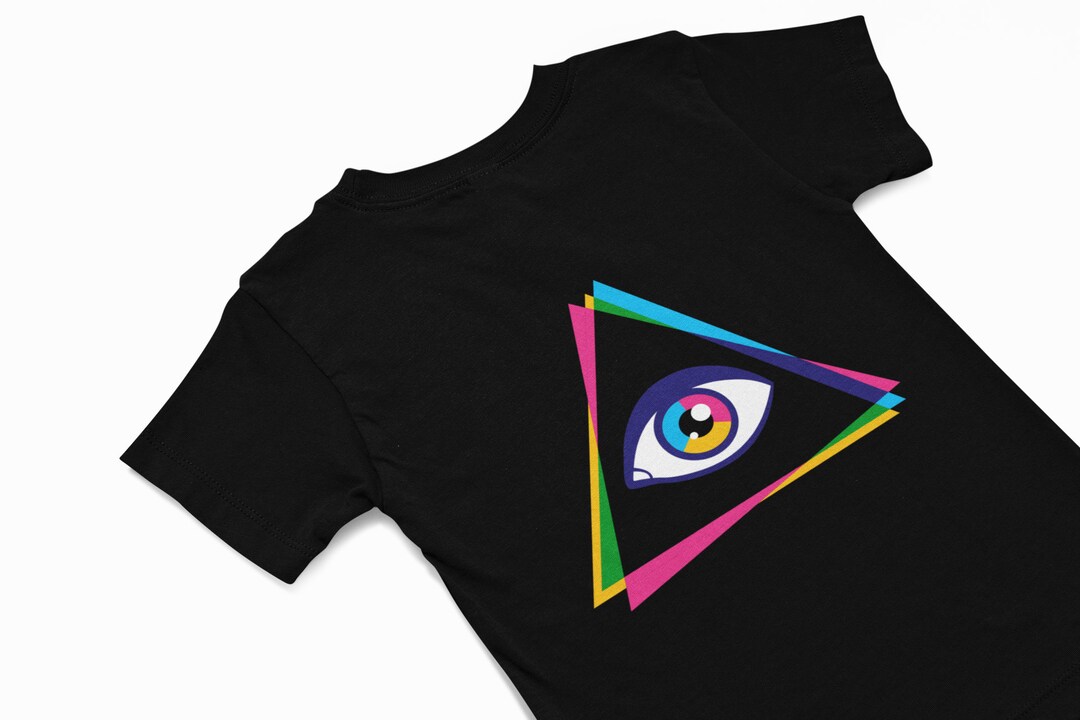 Illuminati T Shirt, All Seeing Eye, Evil Eye T Shirt Novelty T-shirt ...