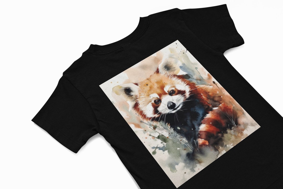 Red Panda T-shirt, Panda Tee's, Cute Red Panda T Shirt , Animal Lovers ...