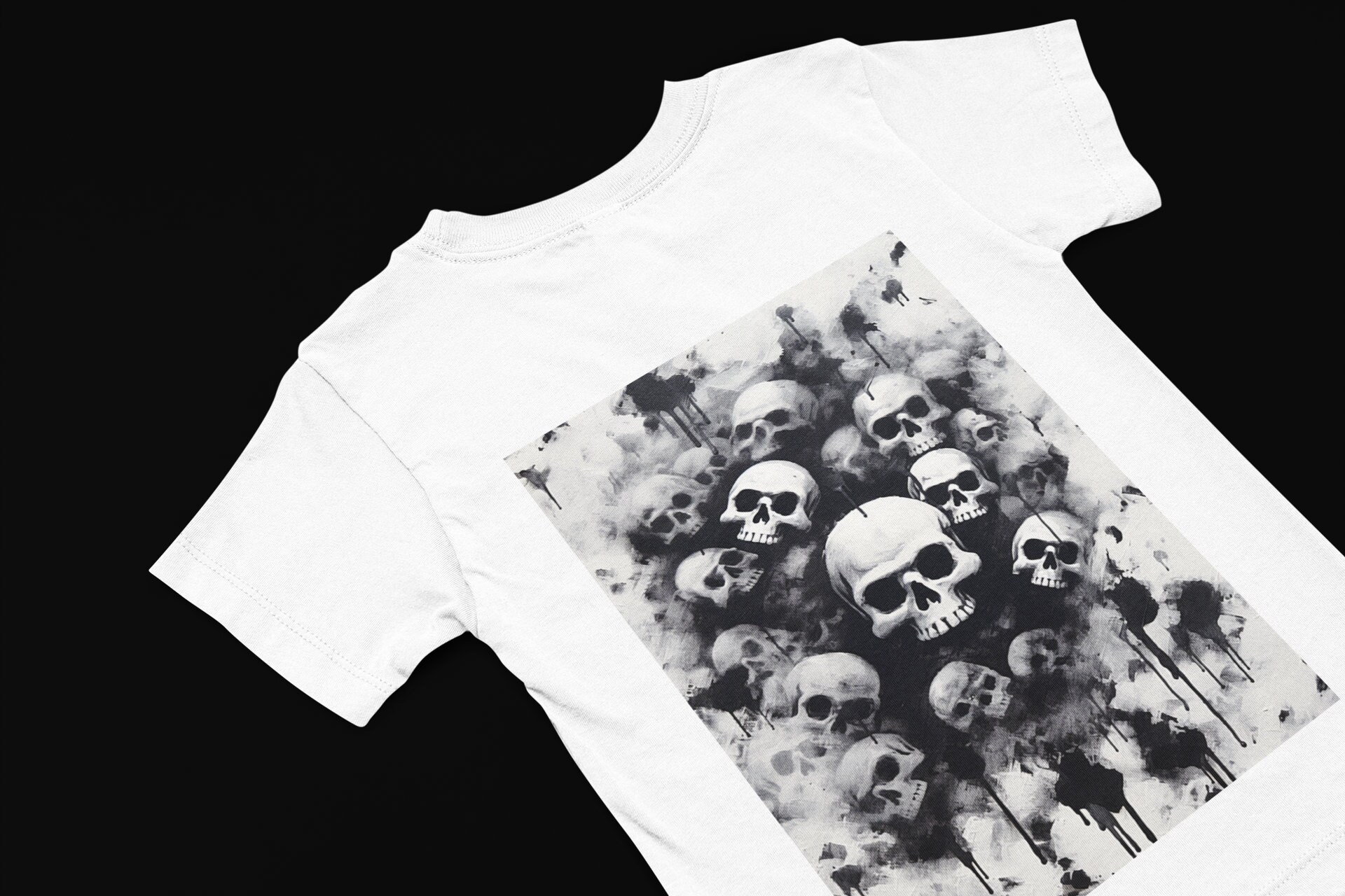 Skull T Shirt Gothic Skull T-shirts Quirky Goth T Shirts - Etsy