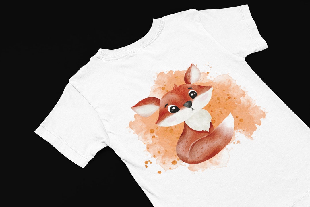 Fox T-shirt, Fox Graphic Tee, Woodland Animal T Shirt , Ethereal Fox ...