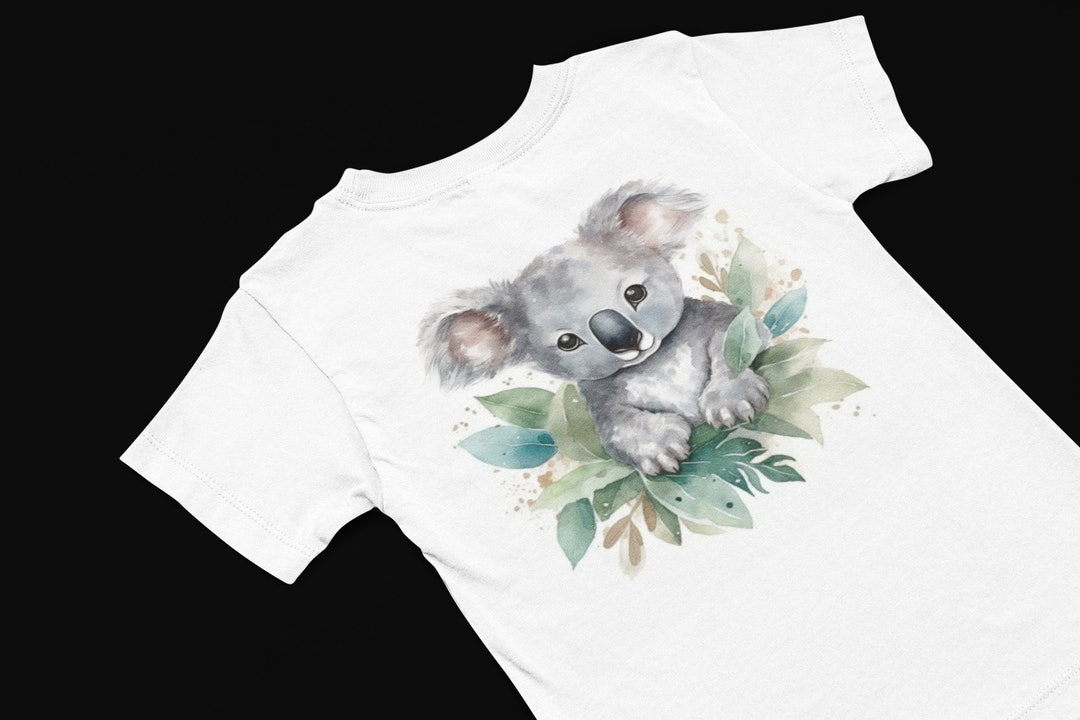 Baby Koala Bear T-shirt, Kids Koala Tee, Kids Animal Tee, Cute Animal ...
