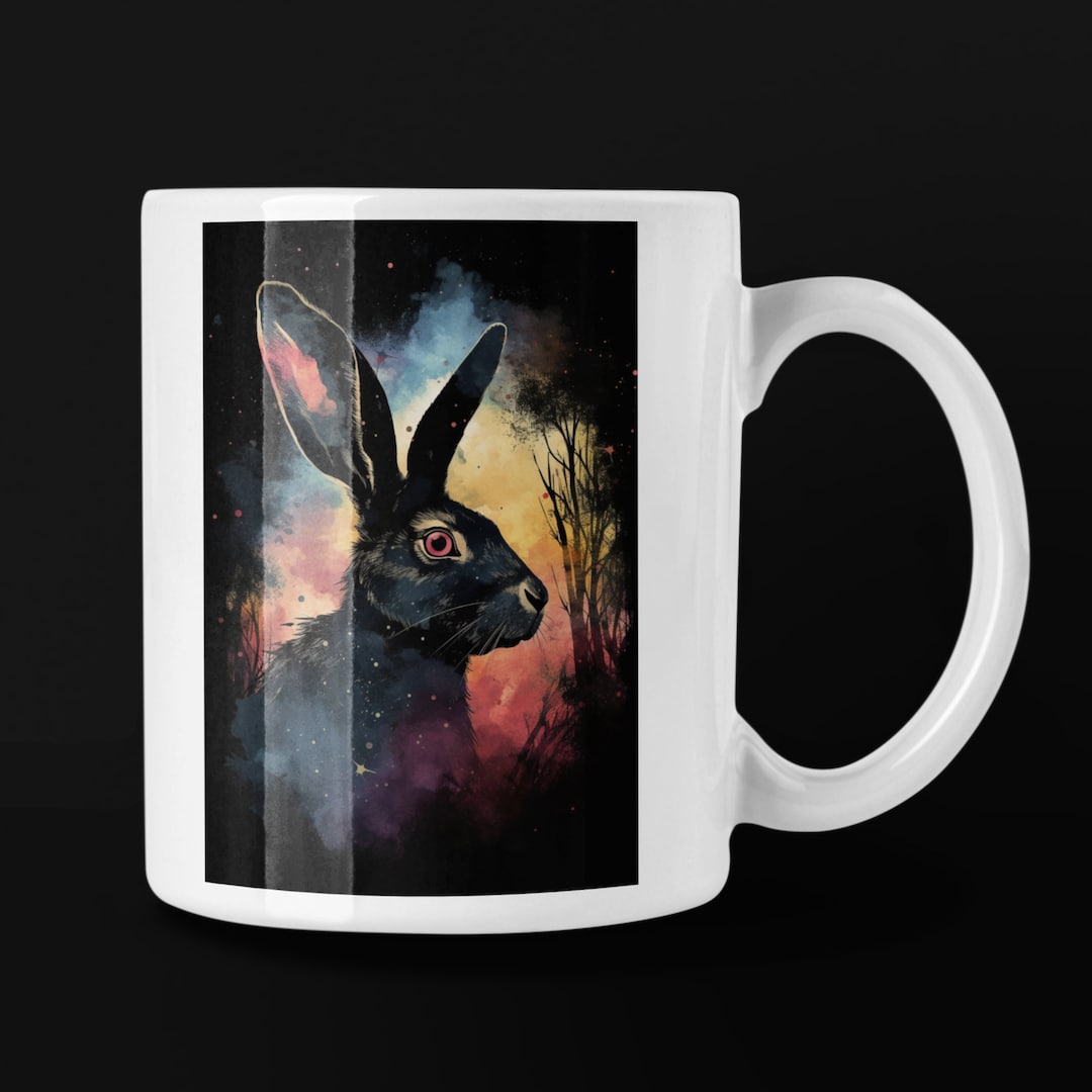 Rabbit Mug, Bunny Mug, Animal Coffee Mug, Mug, Rabbit Lover Gift ...