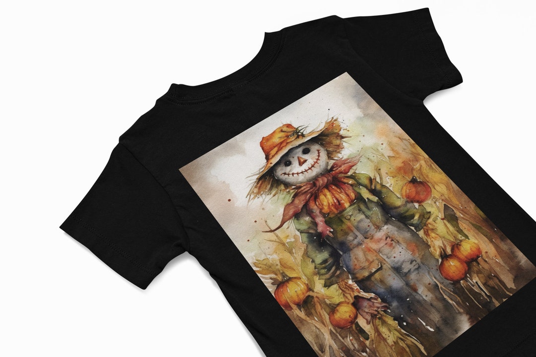 Scarecrow T Shirt Harvest Guardian Farm T Shirt Autumn Tee - Etsy