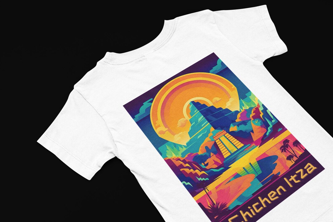 Chichen Itza Shirt, 7 Wonders of the World T Shirt, Mexico Shirt ...